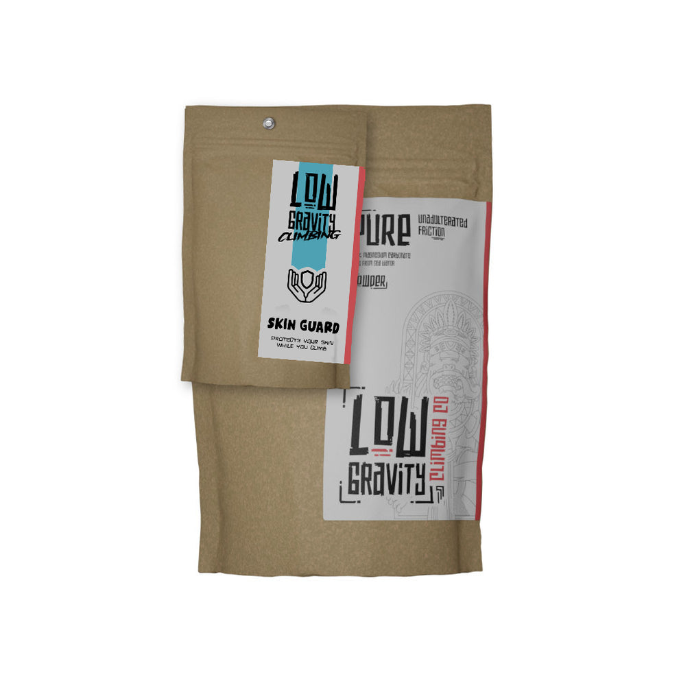 Skin Guard - Powdered chalk with skin care built in – Lowgravityclimbing